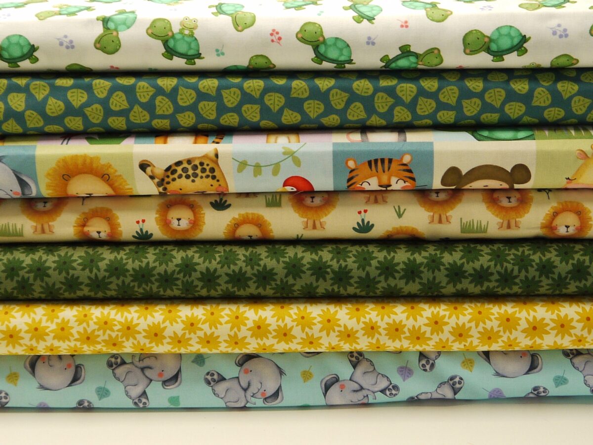 Baumwollstoff – Dschungel Paradise – Elefant – Die Näherei – Das etwas "andere" Stoffgeschäft ...